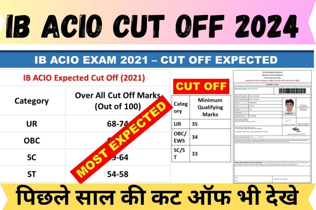 IB ACIO Cut Off 2024 : पिछले साल की कट ऑफ भी देखे